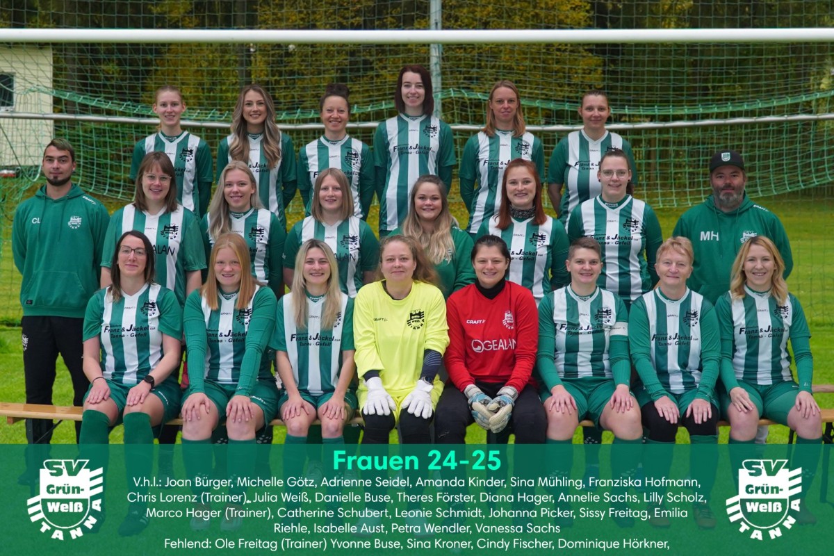 Unser Frauen-Team – SV Grün-Weiß Tanna
